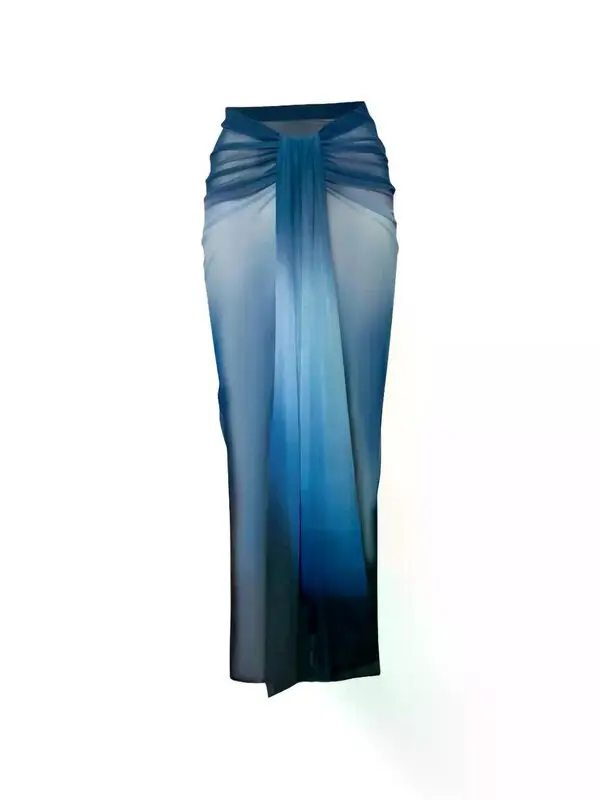 BAOBAB Nia Ombré-effect Maxi Skirt - Blue