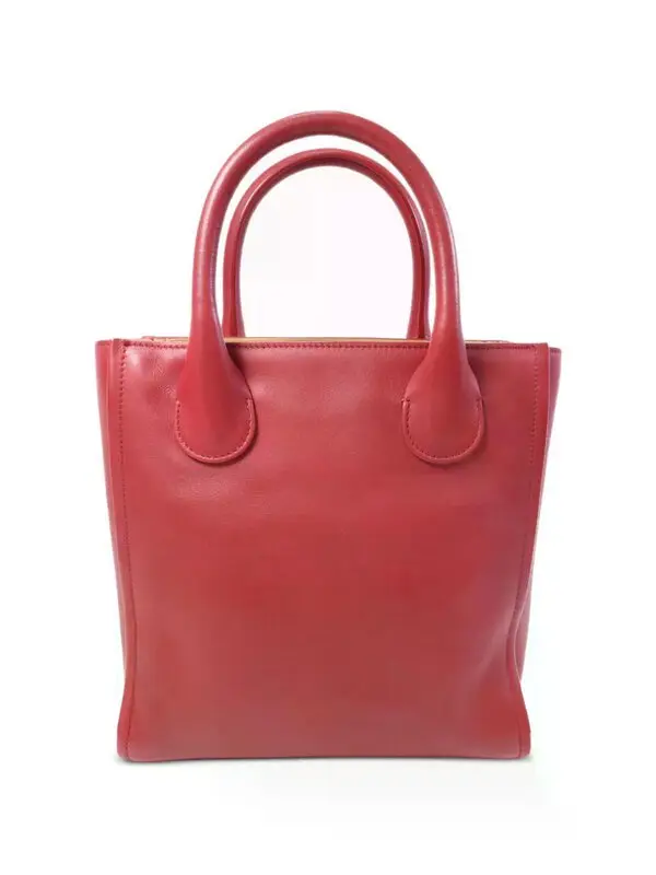 Chloé Small Joyce Calfskin Tote Bag - Red