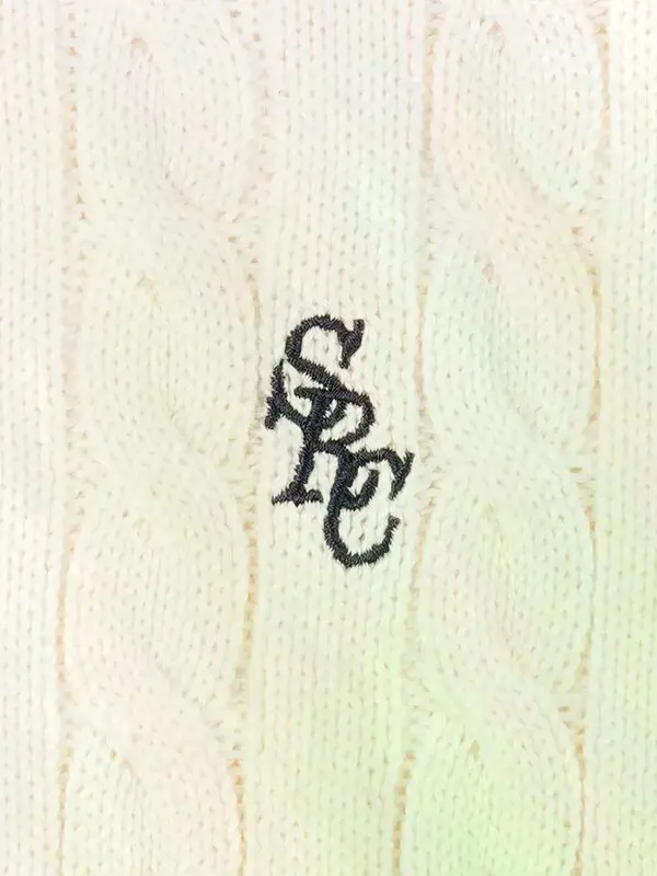 SPORTY & RICH Src Cable-knit Sweater
