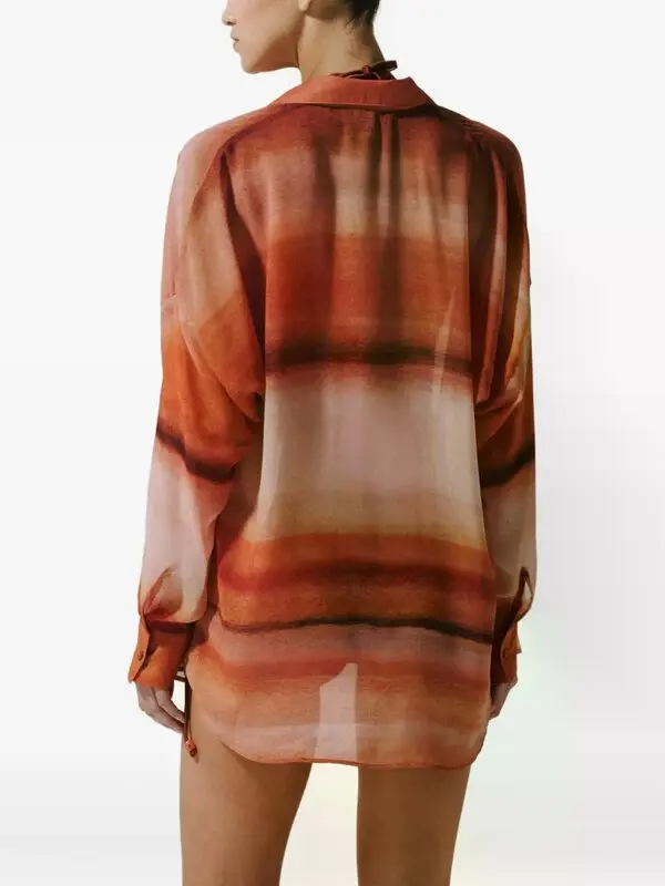 BAOBAB Long Sleeve Sheer Shirt