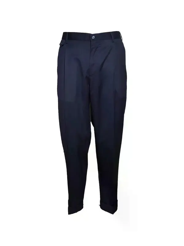 BRANDO Pleated Turn-up Trousers