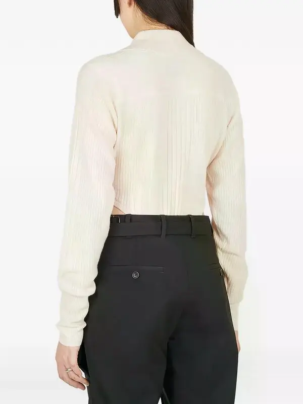 NINAMOUNAH Classic-collar Button Bodysuit