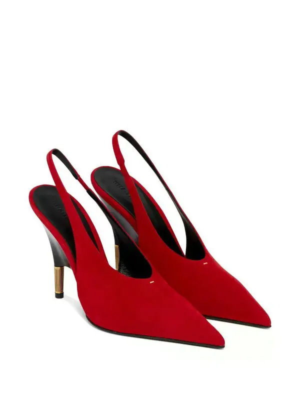 Khaite Bella Pointed-toe Slingback Pumps