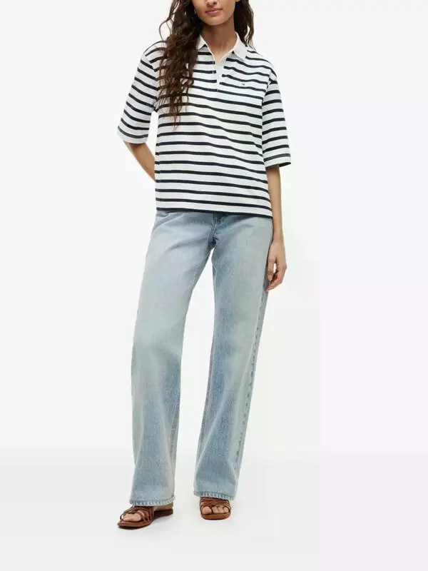 Tommy Hilfiger Striped Short-sleeve Polo Shirt