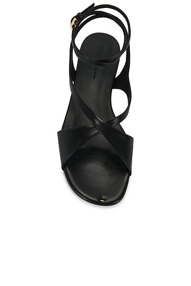 Khaite Liria Ankle Strap Flat Sandal