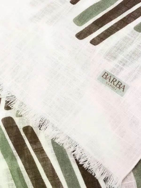 BARBA NAPOLI Geometric-print Scarf