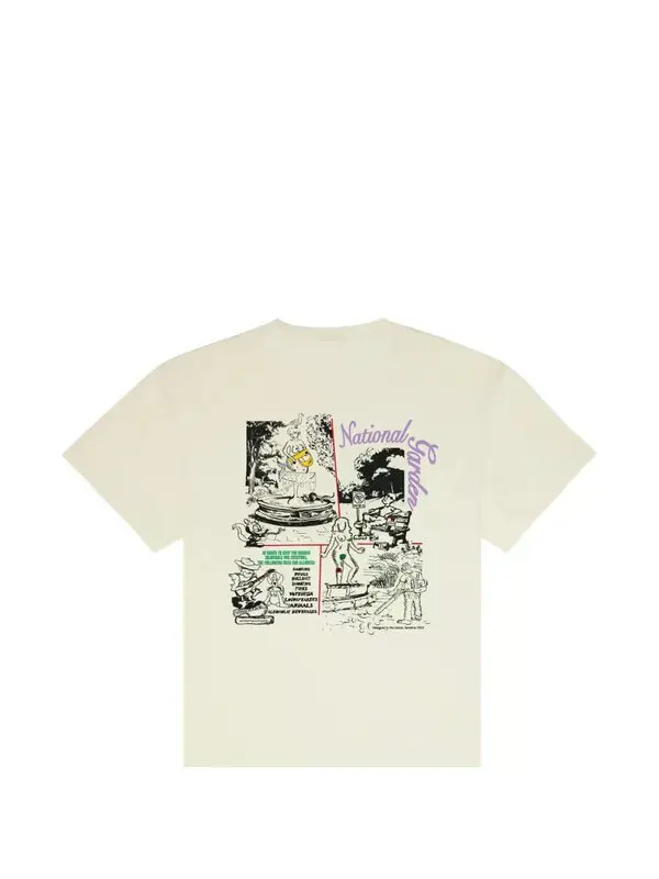 PAS DE MER National Garden Graphic-print Cotton T-shirt