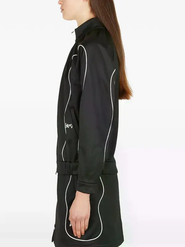 PERKS AND MINI Graphic Logo Embroidery Jacket
