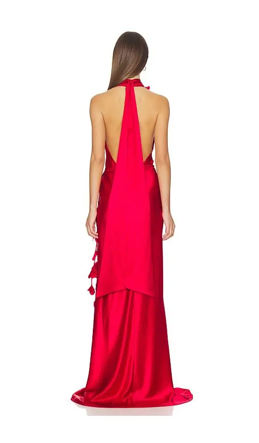 SAU LEE Delphine Satin Gown