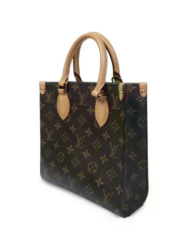 LOUIS VUITTON Monogram Sac Plat Bb Tote Bag