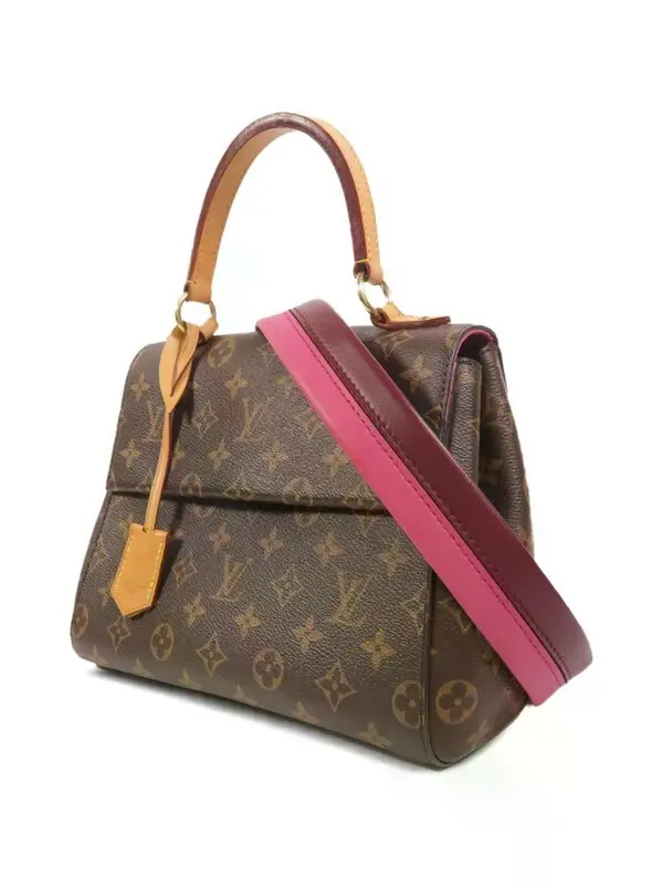 LOUIS VUITTON Bb Cluny Monogram Tote Bag - Brown