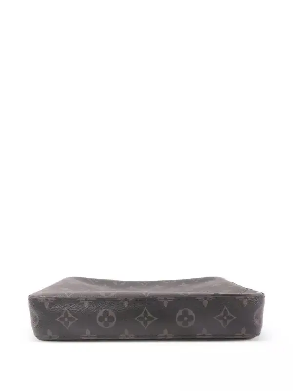 LOUIS VUITTON Trio Messenger Monogram Eclipse Shoulder Bag - Grey