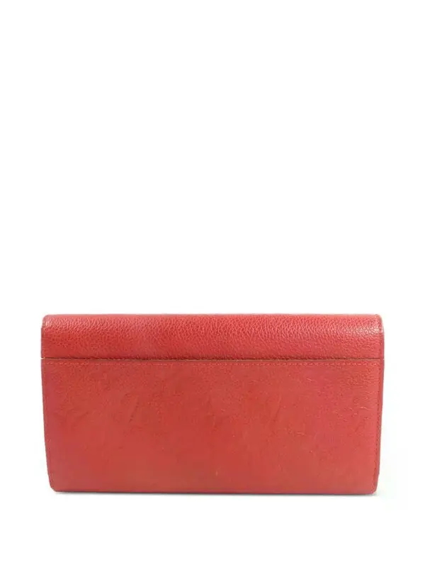 LOUIS VUITTON Sarah Monogram Empreinte Wallet - Red