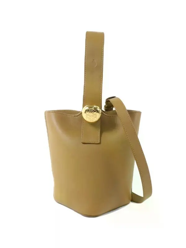 Loewe Pebble Bucket Shoulder Bag - Neutrals