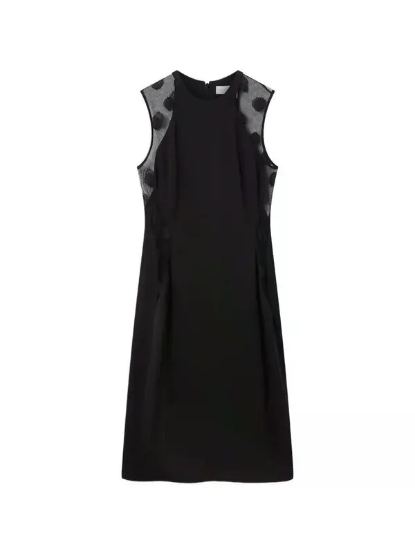 Stella McCartney Polka-dot Mesh-panel Mini Dress