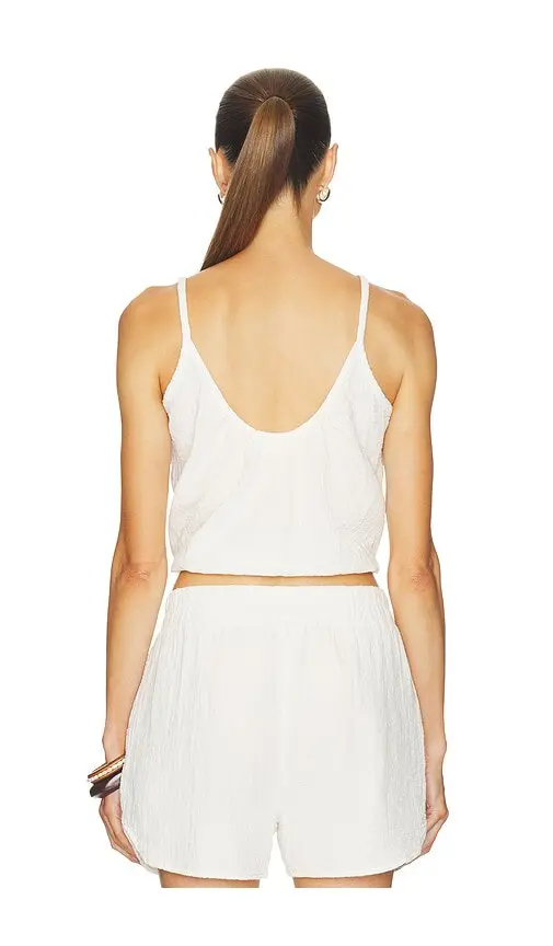 BOBI Cami Crop Top - Cream