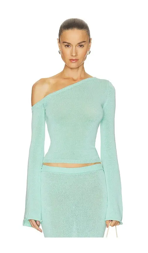 SEROYA Alivia Knit Top - Teal
