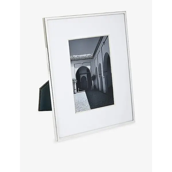 THE WHITE COMPANY Polished Metal Photo Frame 19cm X 24cm - Silver