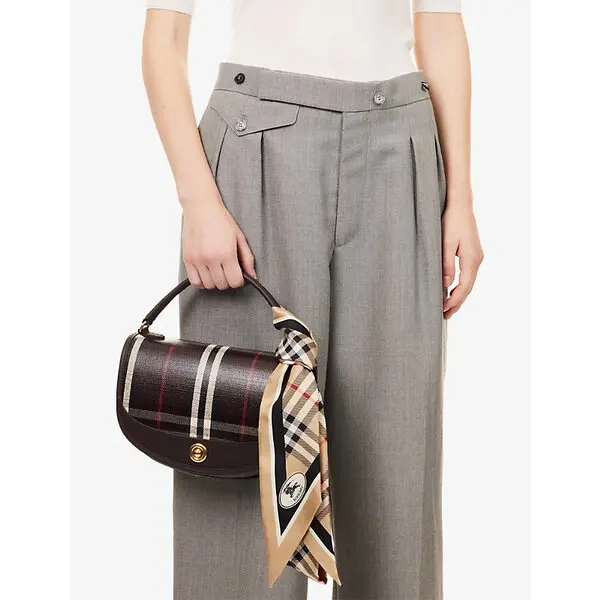 Burberry Check-print Silk Scarf