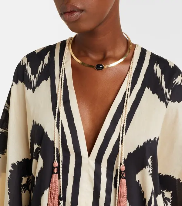 Johanna Ortiz Printed Cotton Kaftan