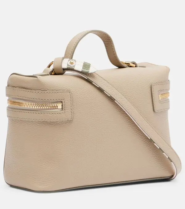 Burberry Bloomsbury Leather Vanity Bag - Beige