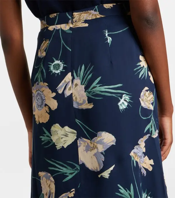 Erdem Floral Midi Skirt