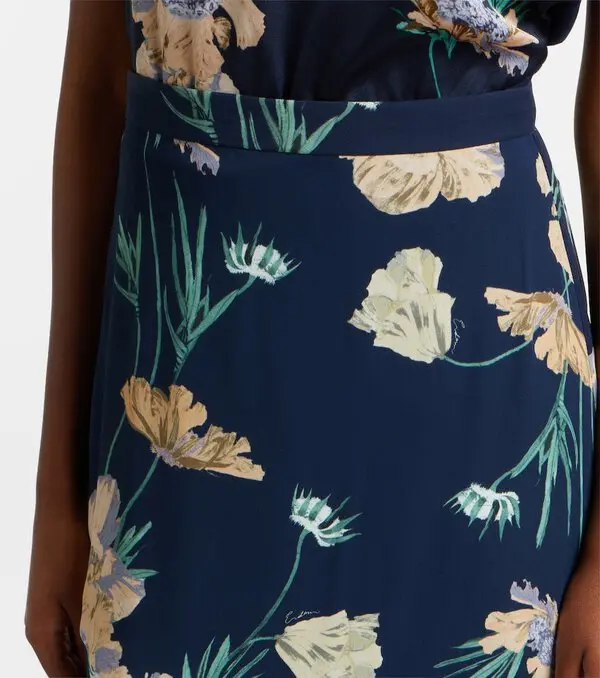 Erdem Floral Midi Skirt