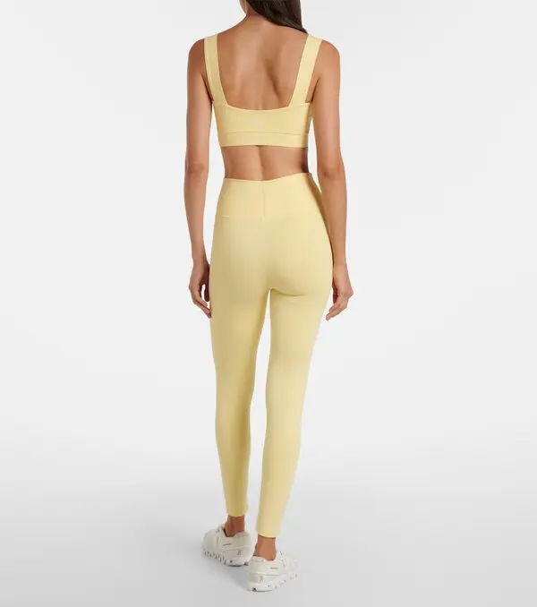 NORBA Shell Cutout Sports Bra - Yellow