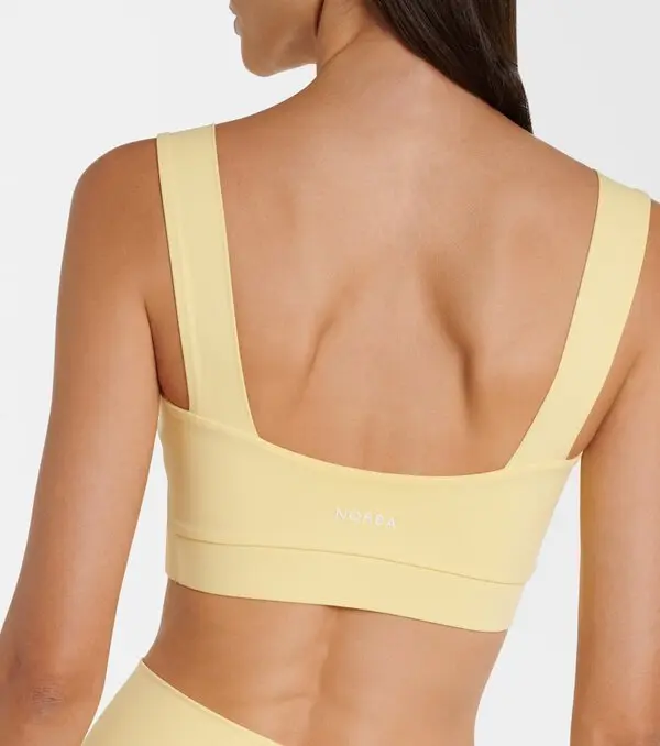 NORBA Shell Cutout Sports Bra - Yellow