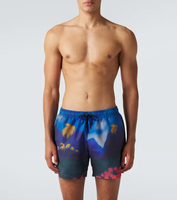 Commas Printed Swim Trunks - Multicoloured