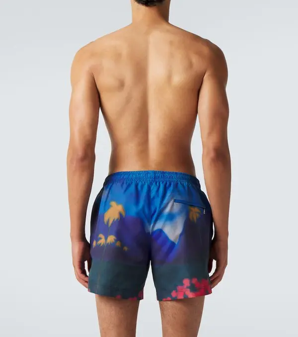 Commas Printed Swim Trunks - Multicoloured