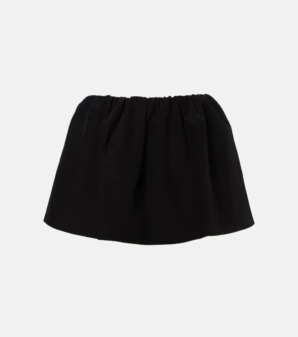 Wardrobe.NYC Gathered Miniskirt
