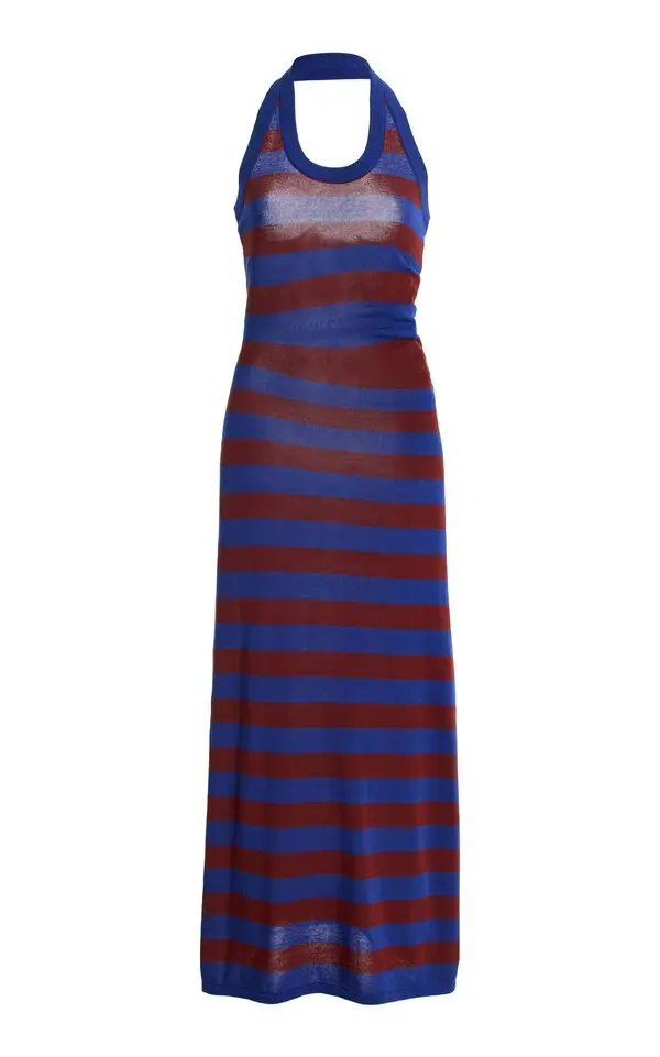 Proenza Schouler Striped Cotton Maxi Dress
