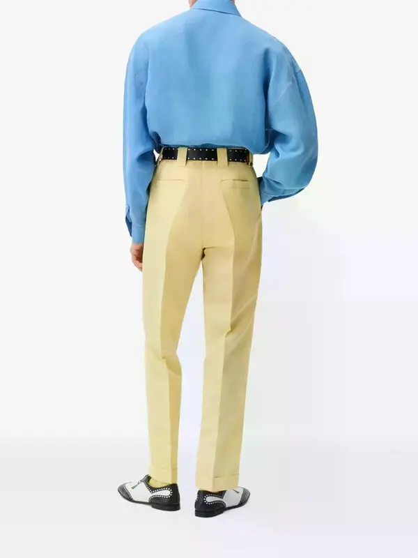 Versace Wool-linen Formal Trousers