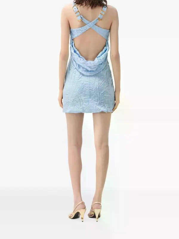 Versace Cady Satin Mini Dress