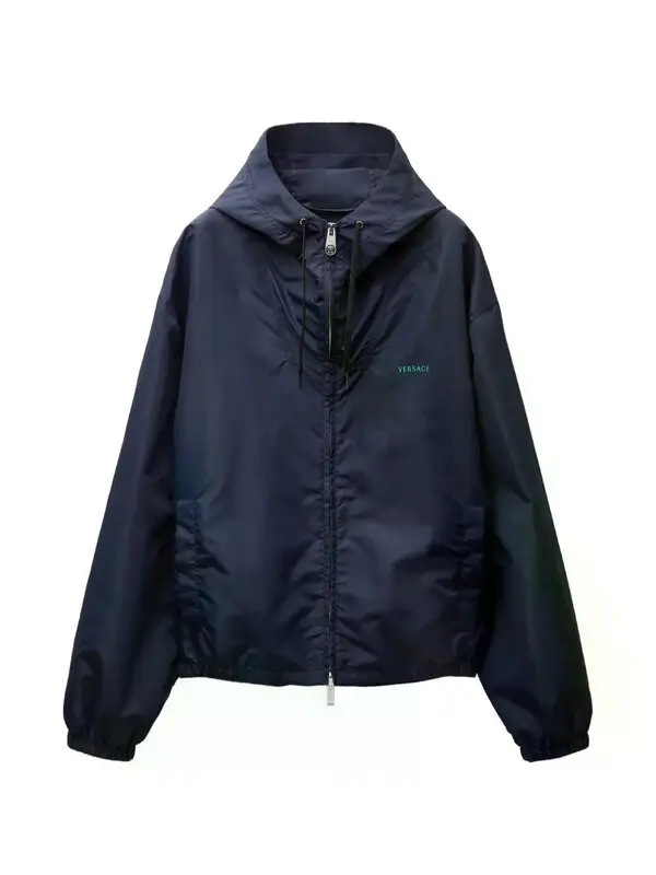 Versace Embroidered Nylon Windbreaker