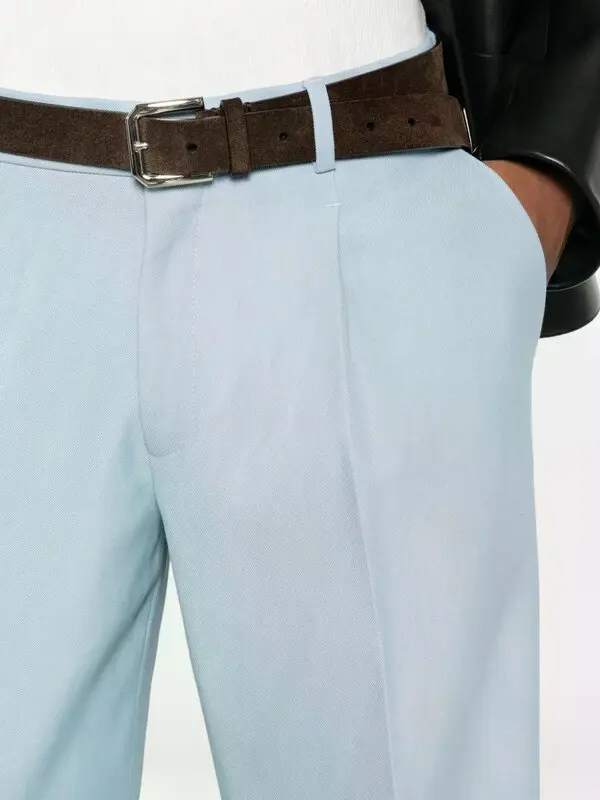 Sandro Pleated Wide-leg Trousers