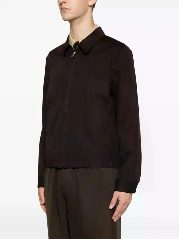 Sandro Zip-up Wing-collar Jacket