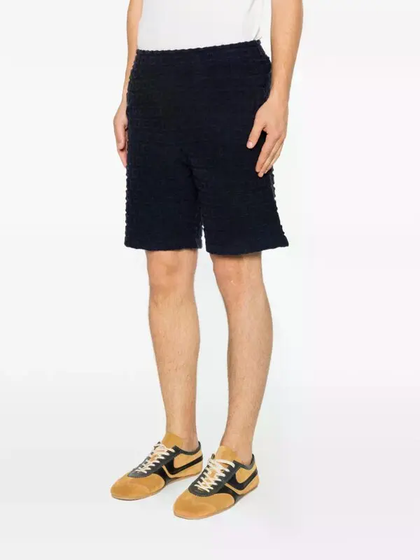 Sandro Geometric-jacquard Towelling Shorts