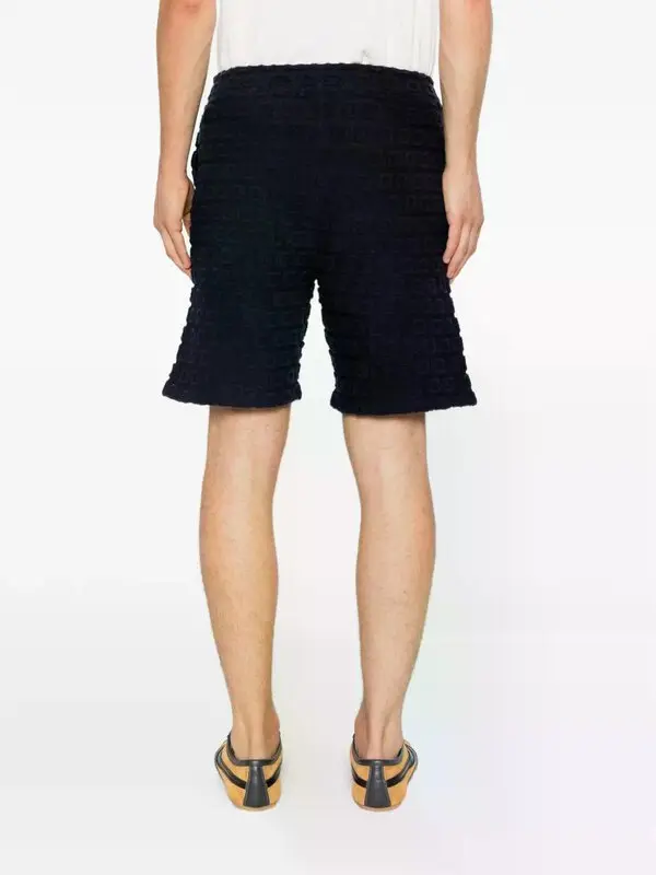 Sandro Geometric-jacquard Towelling Shorts