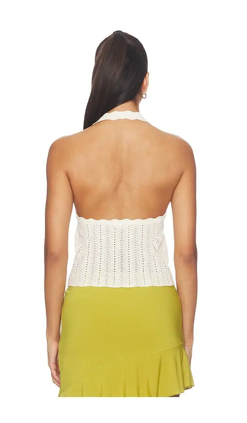 Tularosa Ellana Pointelle Halter Top