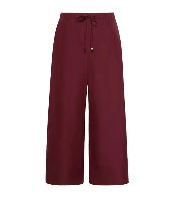 Max Mara Drawstring Wide-leg Trousers
