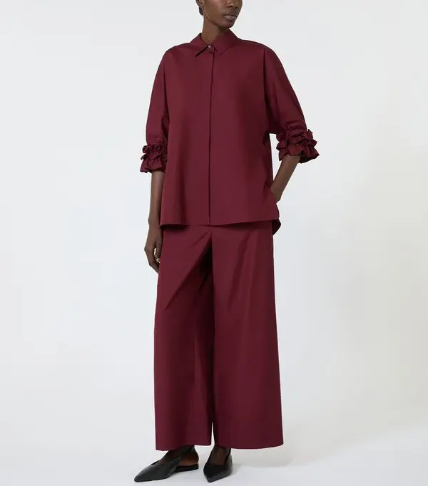 Max Mara Drawstring Wide-leg Trousers