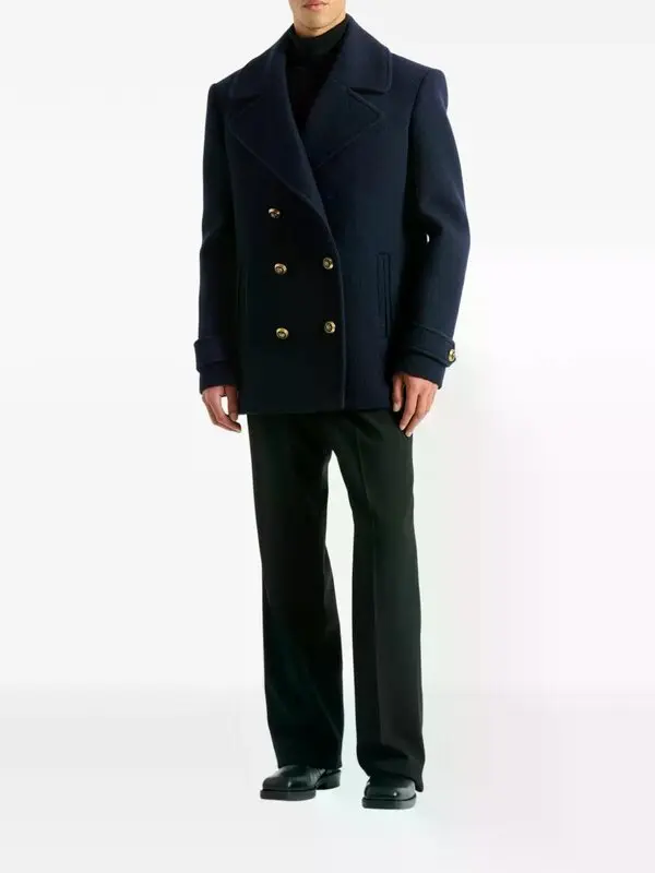 Balmain Wool Pea Coat