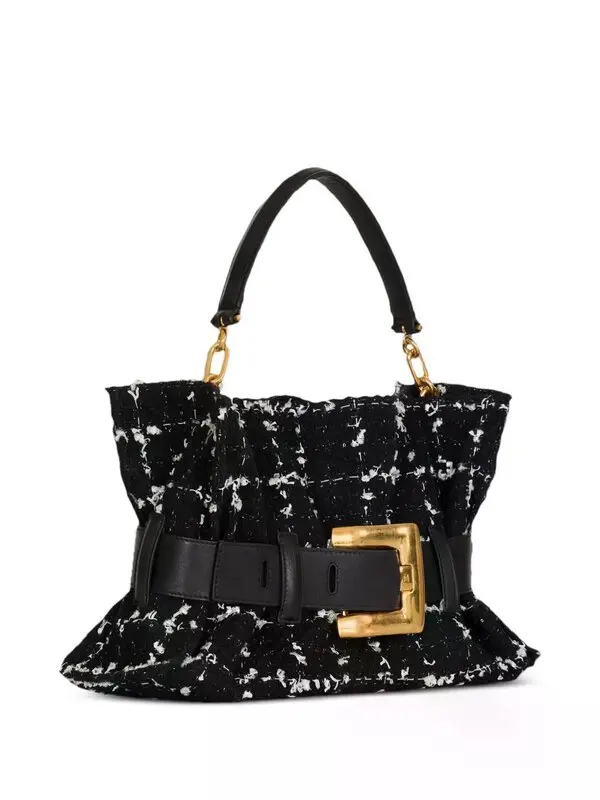 Balmain Medium Anthem Bag In Tweed
