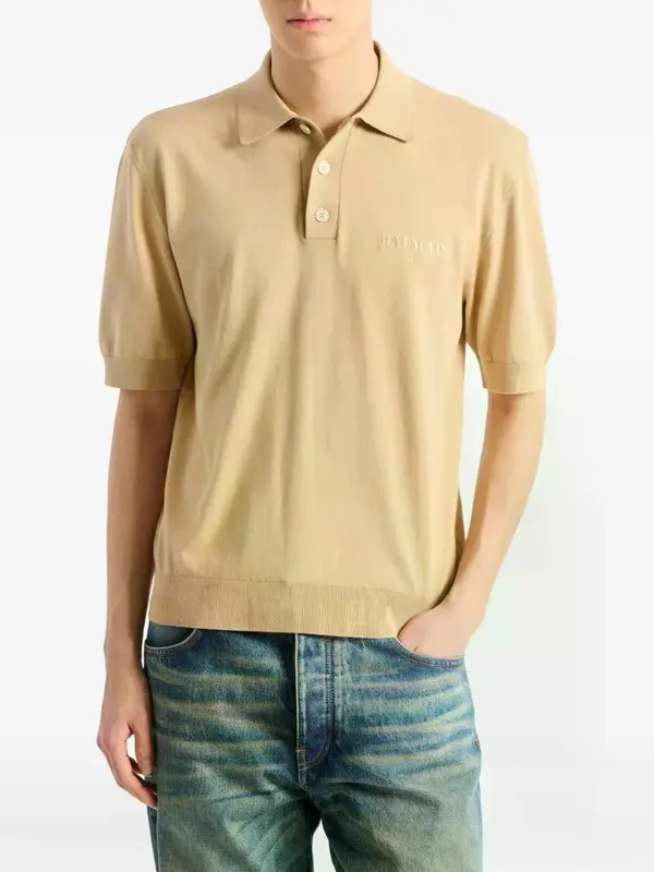 Balmain Embroidered Vintage Polo