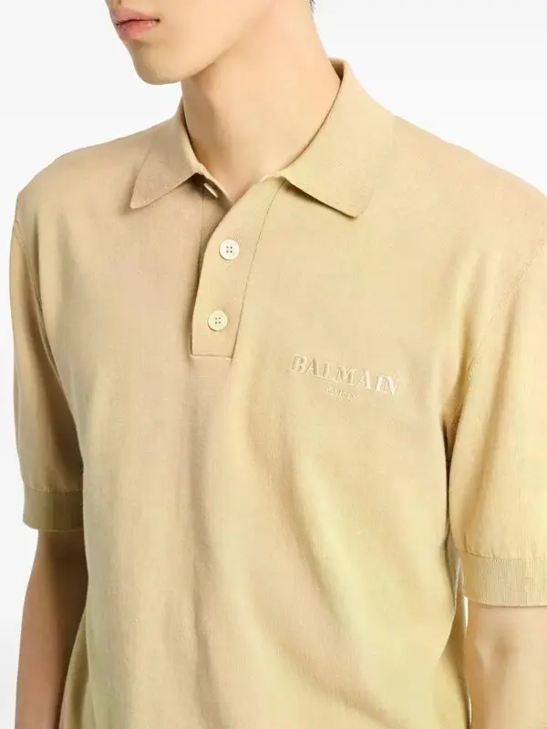 Balmain Embroidered Vintage Polo