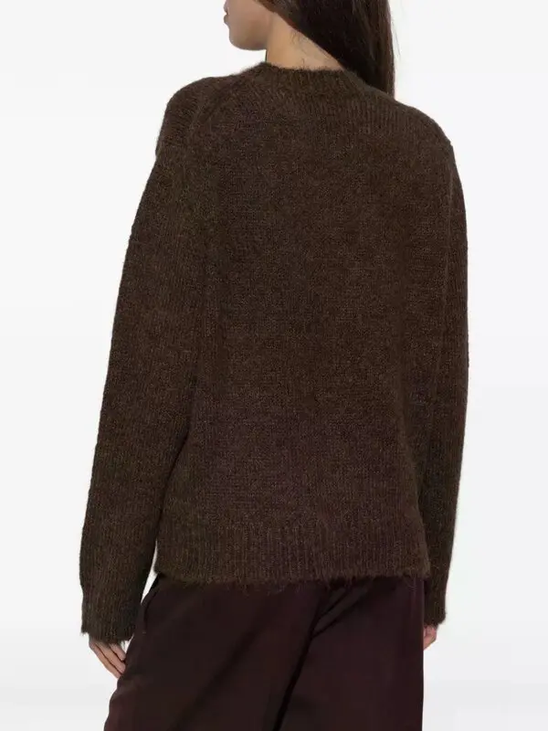 JIL SANDER Ribbed Knit Crew Neck Sweater