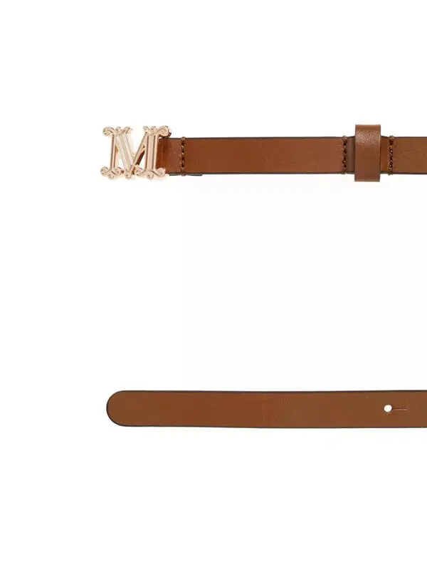 Max Mara Azia Buckle Belt - Brown