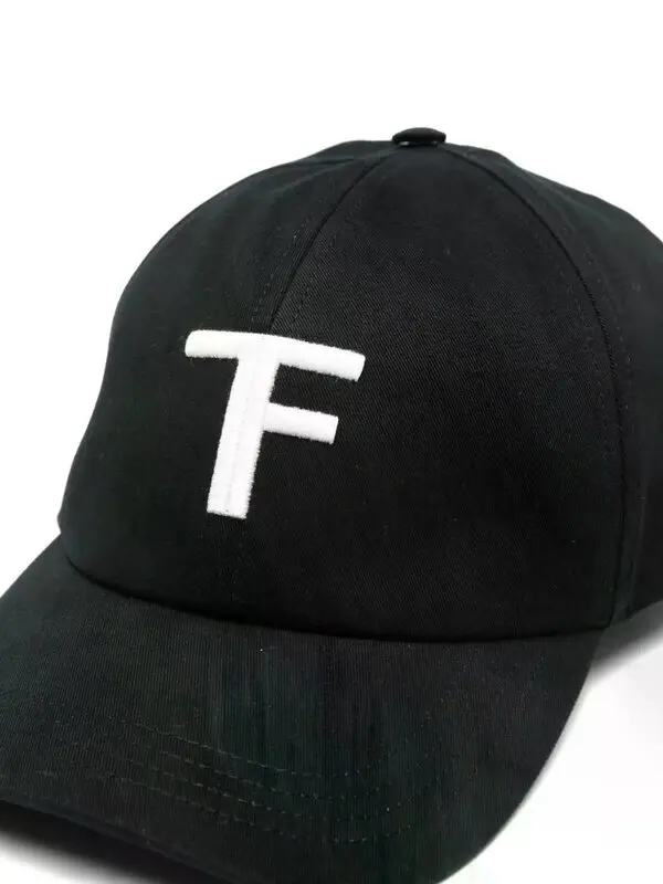 TOM FORD Embroidered Baseball Cap - Black